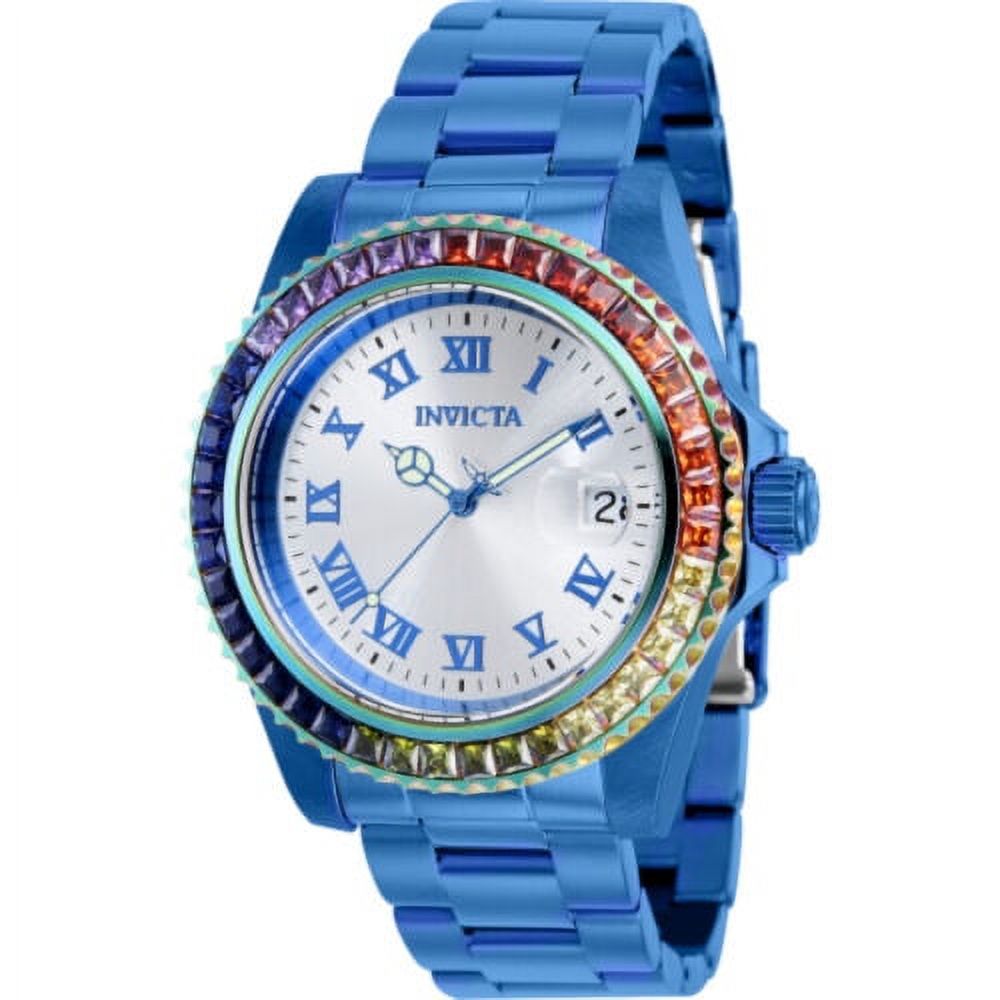 Invicta Angel Crystal White Mother of Pearl Dial Ladies Watch 28686 ...