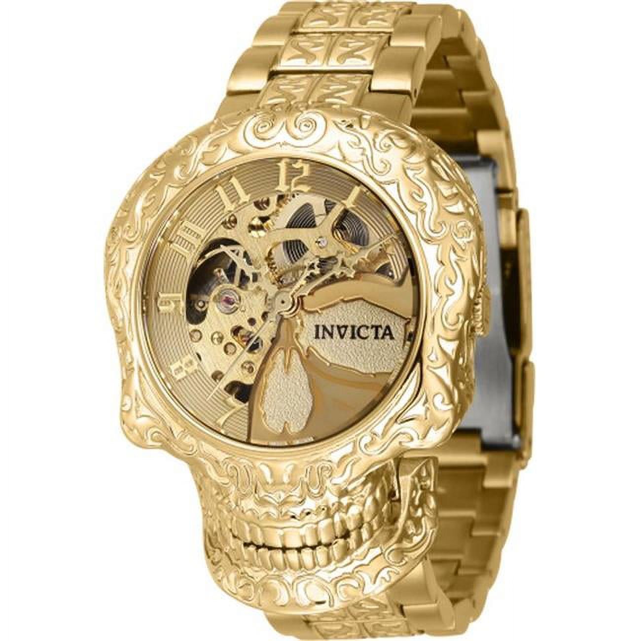 Invicta 42773 Women's Artist Yellow Gold Bracelet Automatic Watch ...