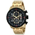 Invicta Men's Aviator Chronograph Watch with Skeleton Hands, Gold ...