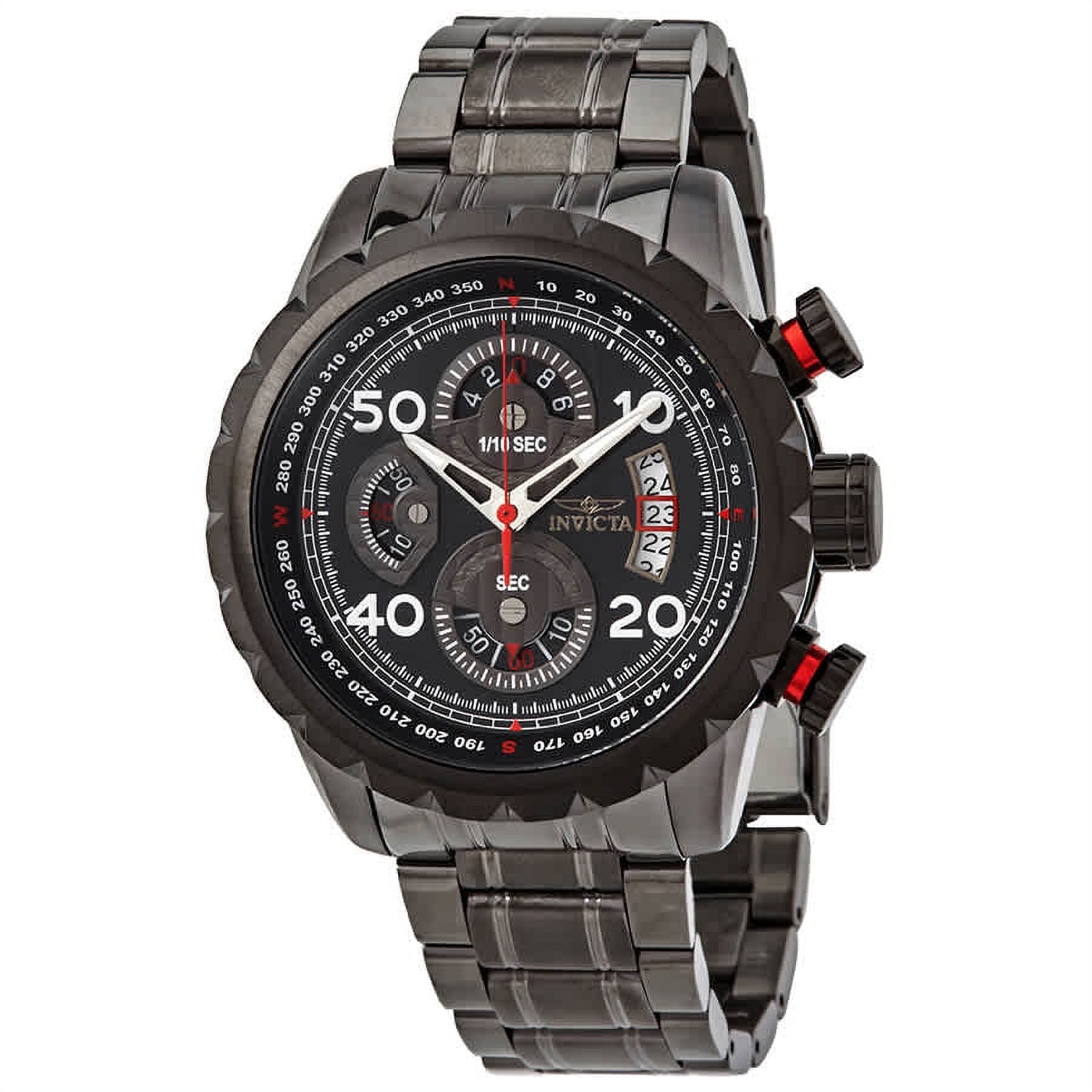 Invicta Aviator Chronograph Dark Grey Dial Men's Watch 17204 - Walmart.com