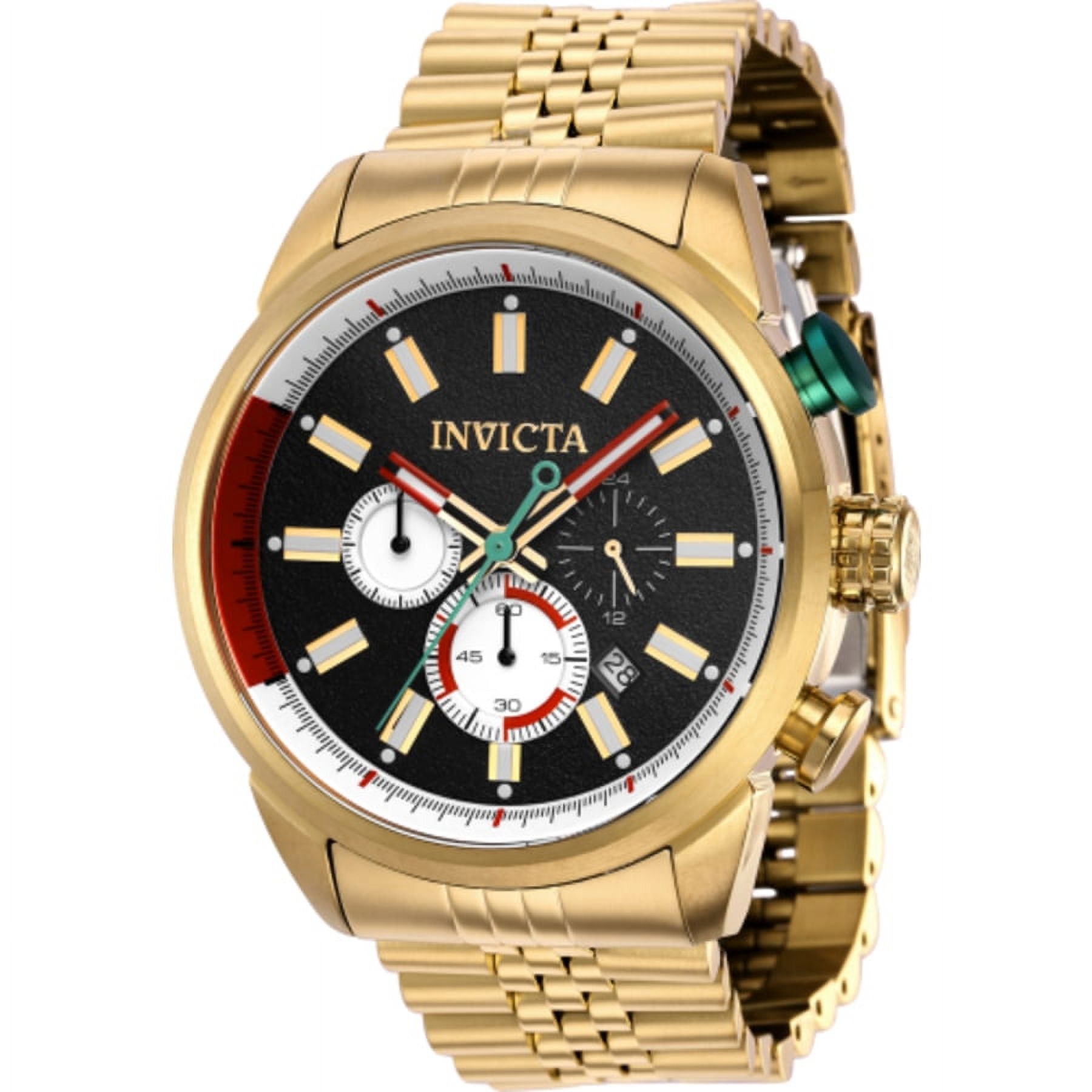 Invicta Aviator Chronograph Quartz Black Dial Men's Watch 39946 ...