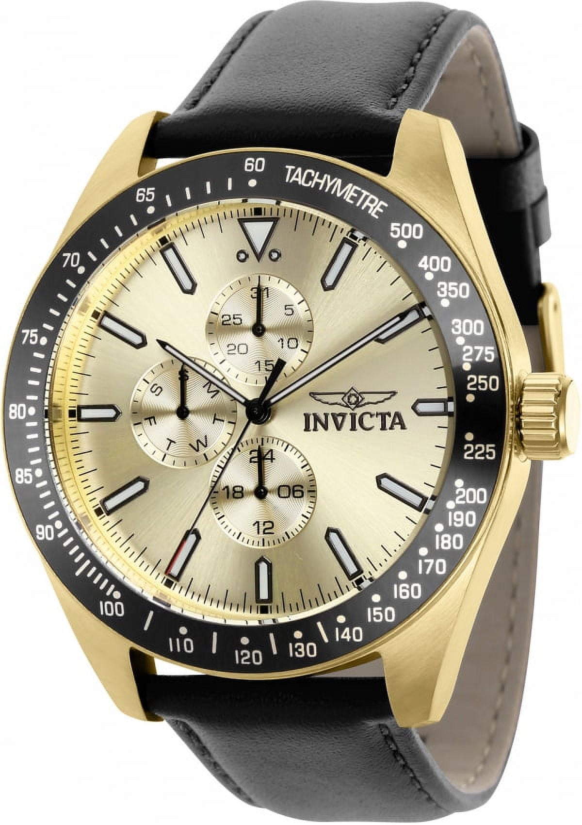 Invicta Aviator Quartz Gold Dial Men's Watch 38979 - Walmart.com