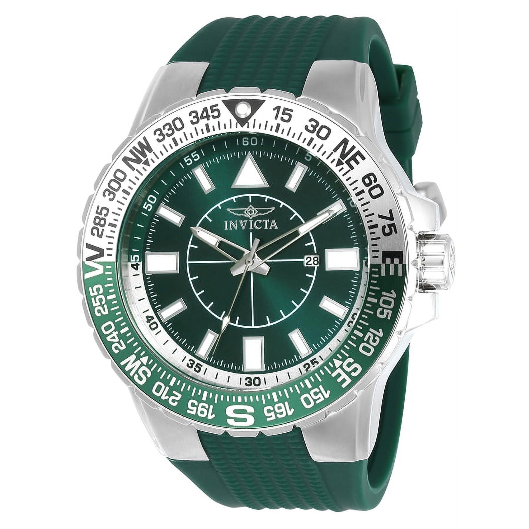 Invicta Aviator Quartz Green Dial Men's Watch 21622 - Walmart.com