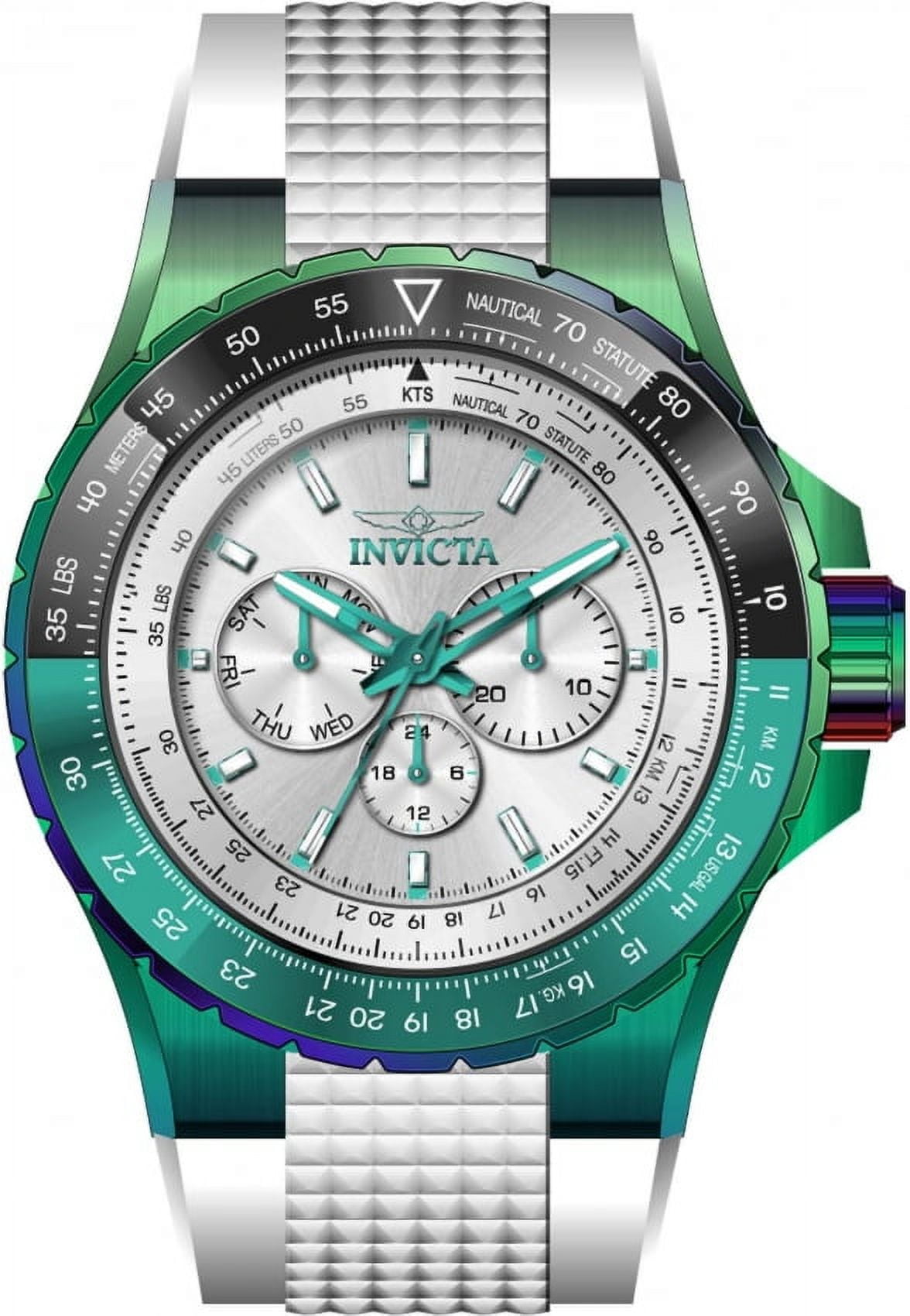 Invicta Aviator Quartz Silver Dial Men's Watch 44611 - Walmart.com