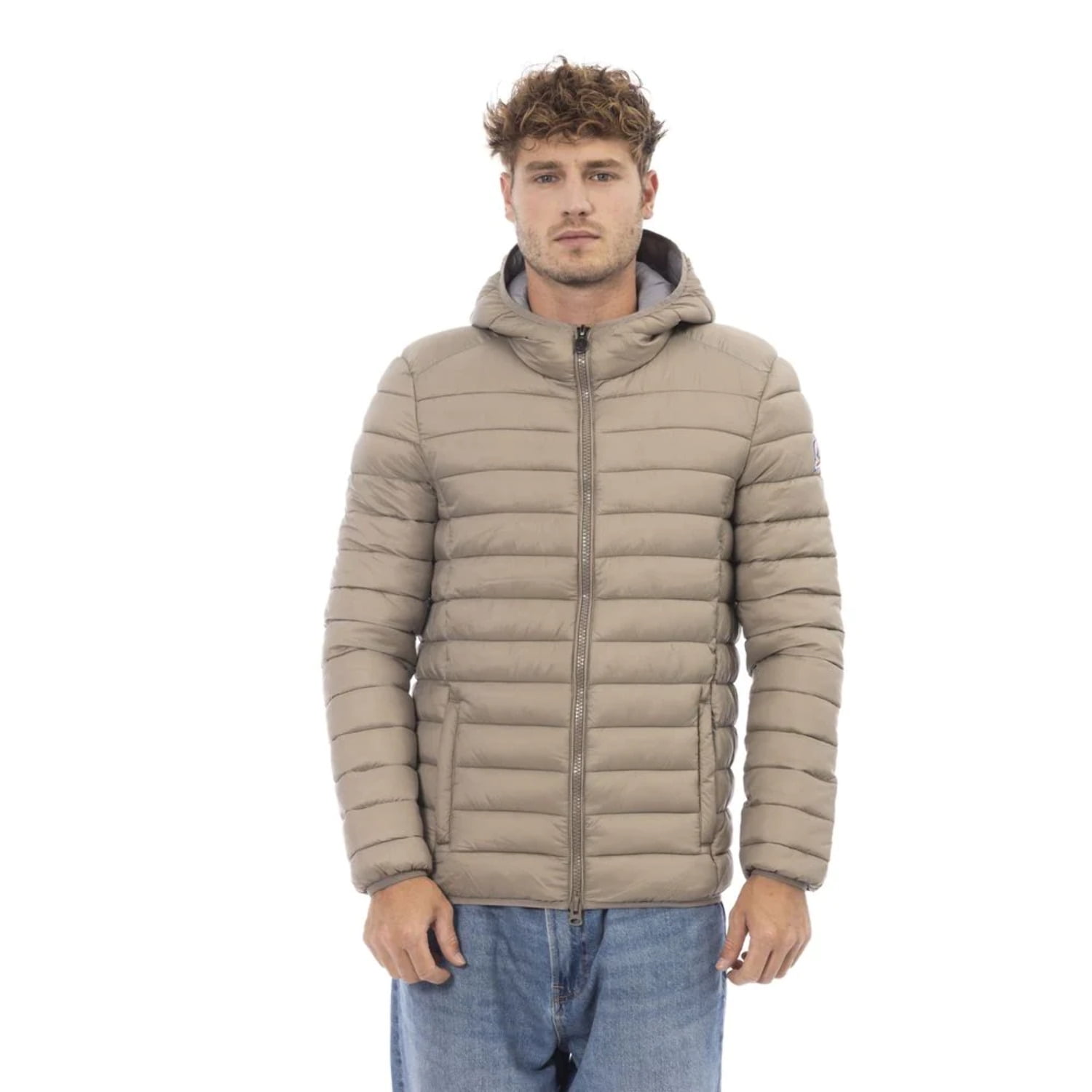 Invicta Beige Quilted Men's Hooded Jacket - Walmart.com