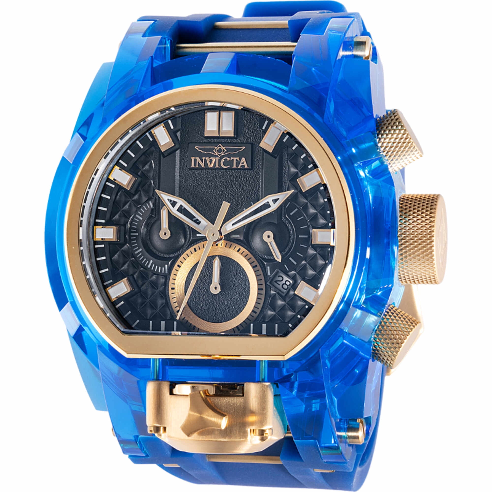 Invicta Bolt Zeus Magnum Chronograph GMT Quartz Men's Watch 46476 ...