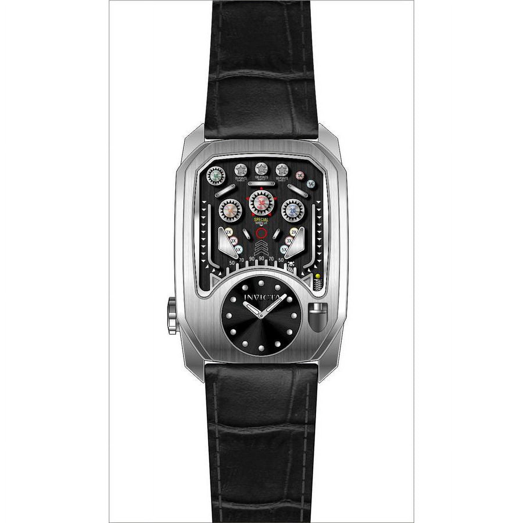 Invicta Cuadro Quartz Black Dial Men's Watch 35450 - Walmart.com