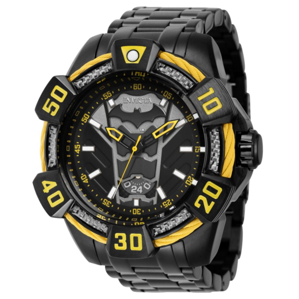Invicta DC Comics 52mm Batman Ltd Ed Quartz Dual Time Watch - Walmart.com