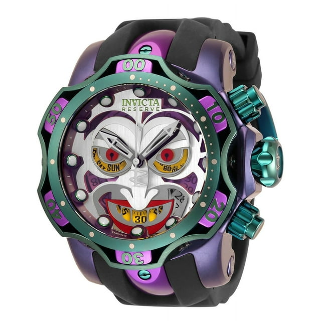 Invicta DC Comics Joker Swiss Ronda Z60 Caliber Men's Watch - 52.5mm ...