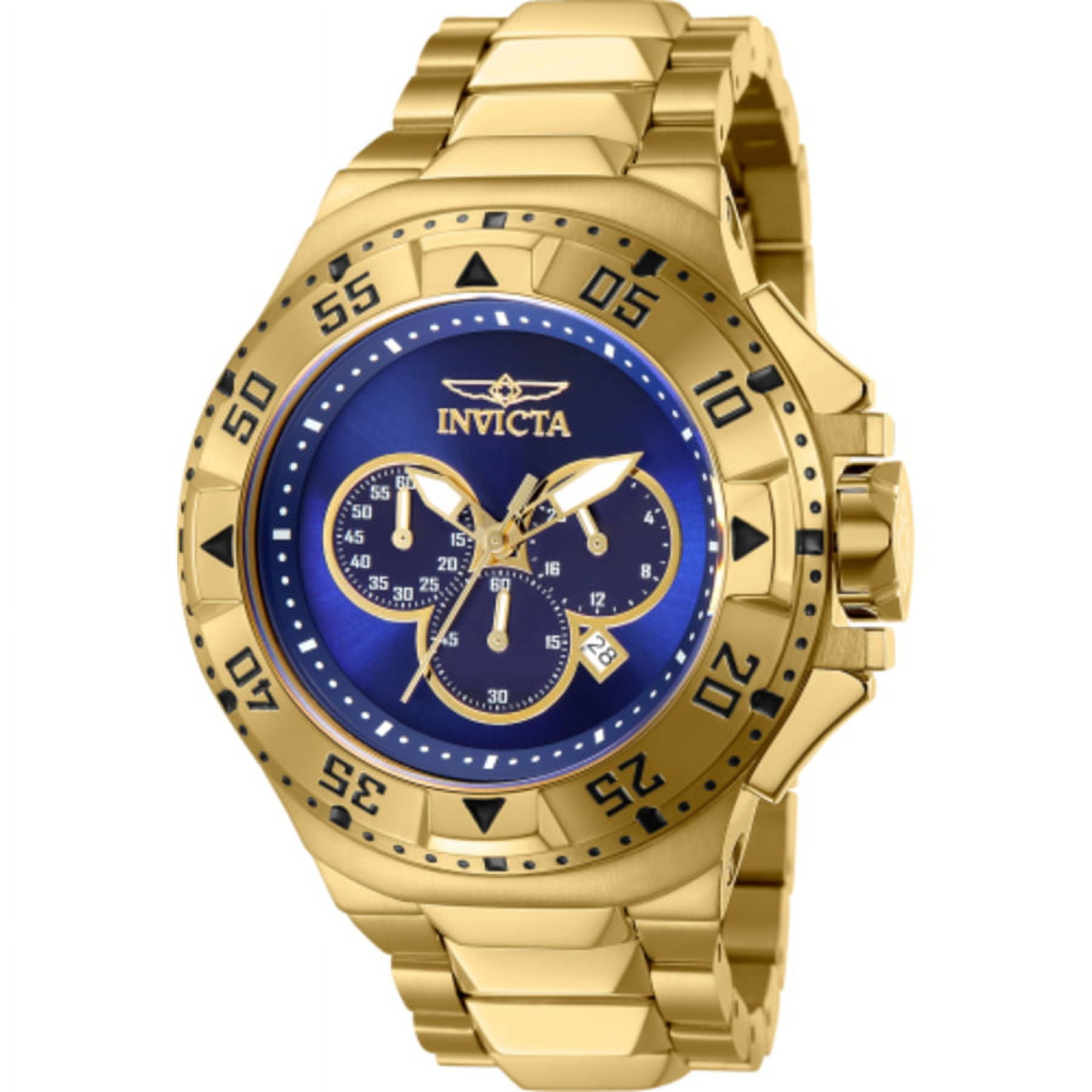 Invicta Excursion Chronograph Quartz Blue Dial Men's Watch 43648 ...