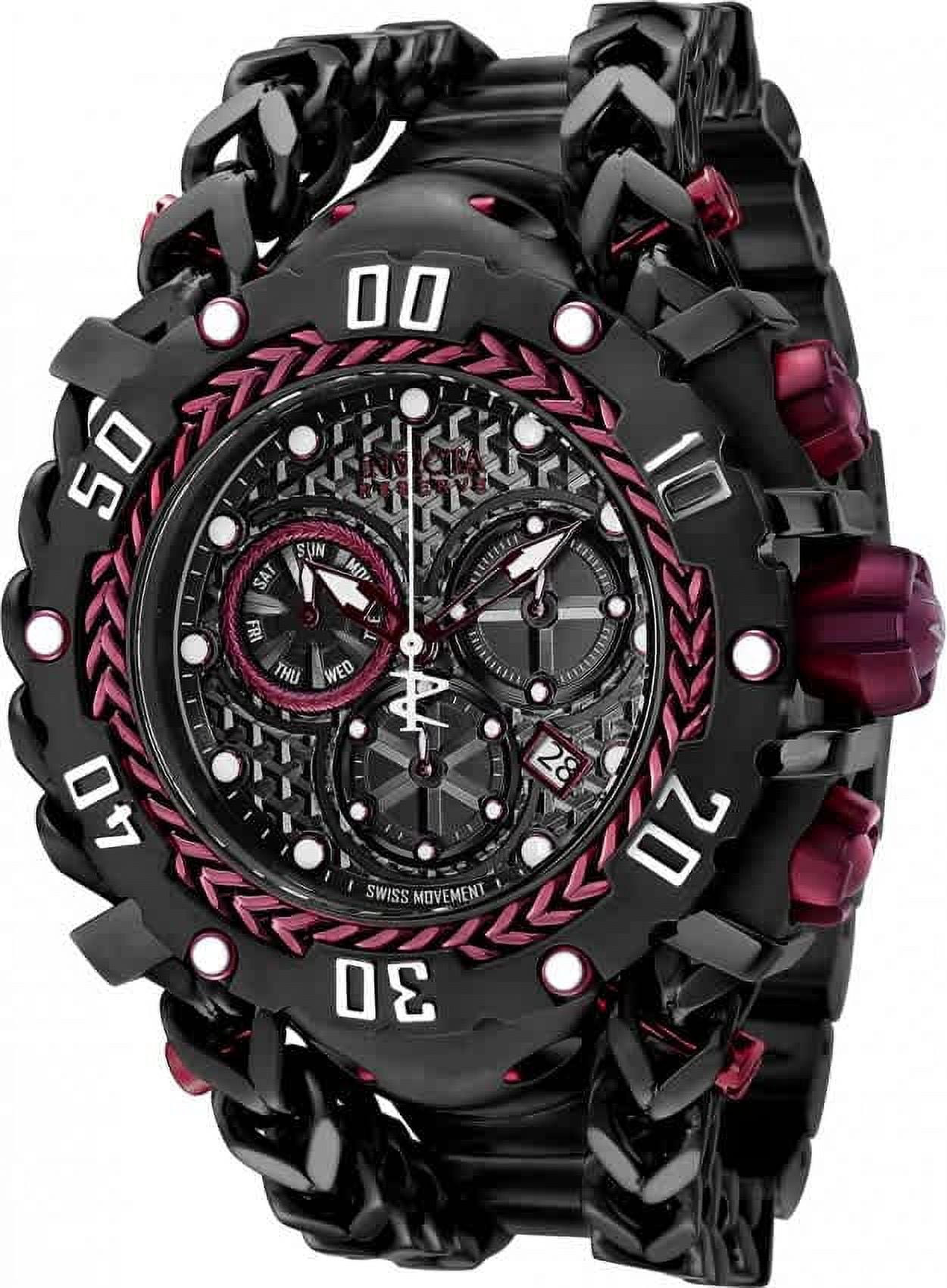 Invicta Gladiator Chronograph Quartz Black Dial Men's Watch 36625 ...