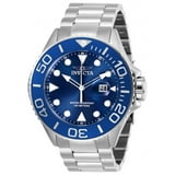 Invicta Grand Diver Quartz Blue Dial Stainless Steel Men's Watch 28766 ...