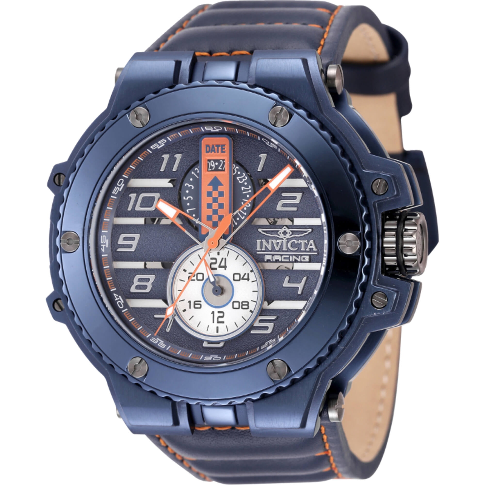 Invicta Invicta Racing Downforce GMT Quartz Blue Dial Men's Watch 47382 ...