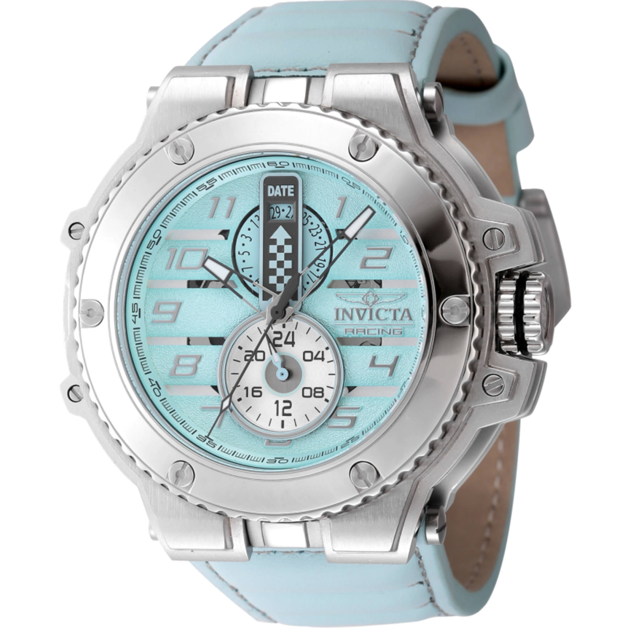 Invicta Invicta Racing Downforce GMT Quartz Turquoise Dial Men's Watch ...