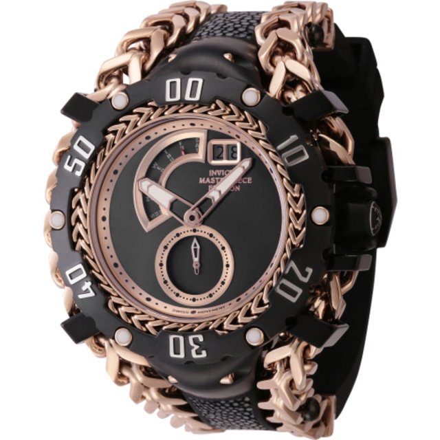 Invicta Masterpiece Quartz Black Dial Men's Watch 44631 - Walmart.com