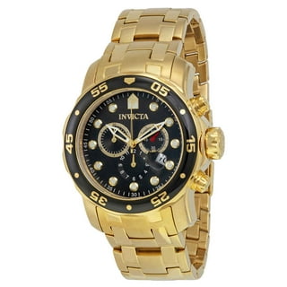 Invicta Men's 1516 I Force Collection 18k Gold Ion-Plated Stainless ...