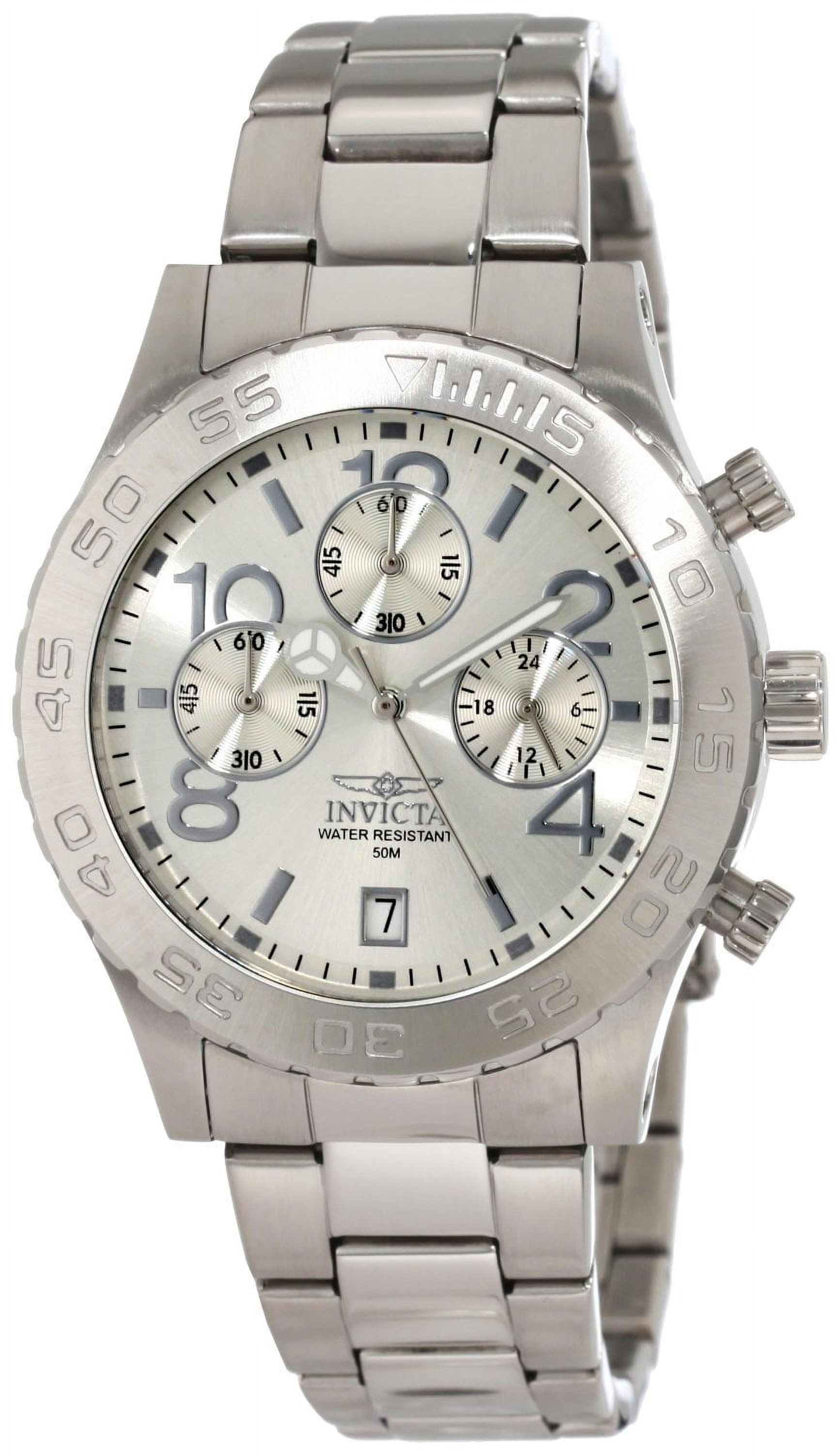 Invicta Men's 1279 II Collection Chronograph 18k Gold IP Stainless ...