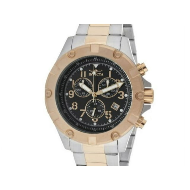 Invicta Men's 13617 Specialty Chronograph Black Dial Two Tone Stainless ...