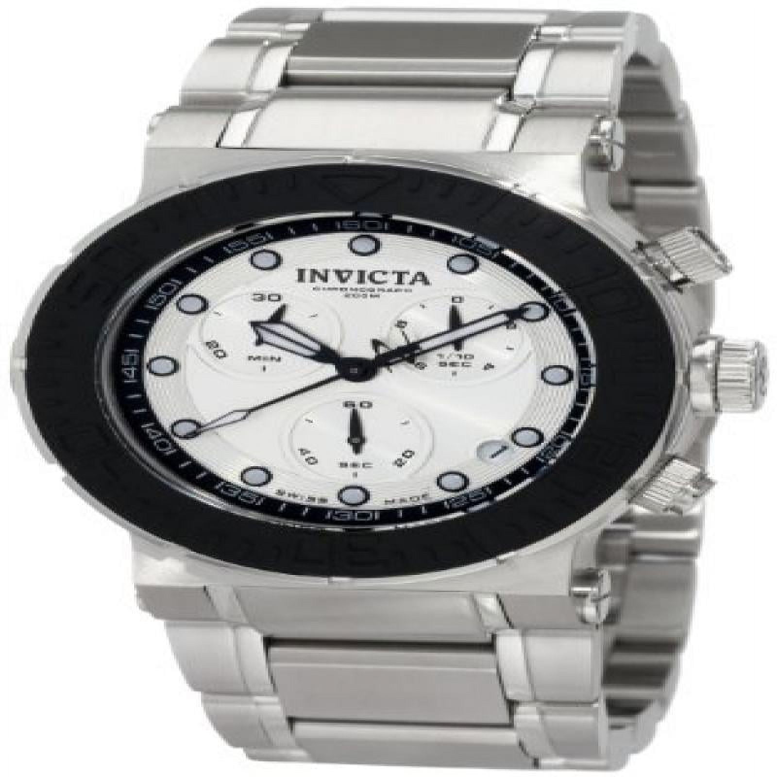 Invicta Men's 1463 Reserve Collection Chronograph Silver Dial Stainless ...