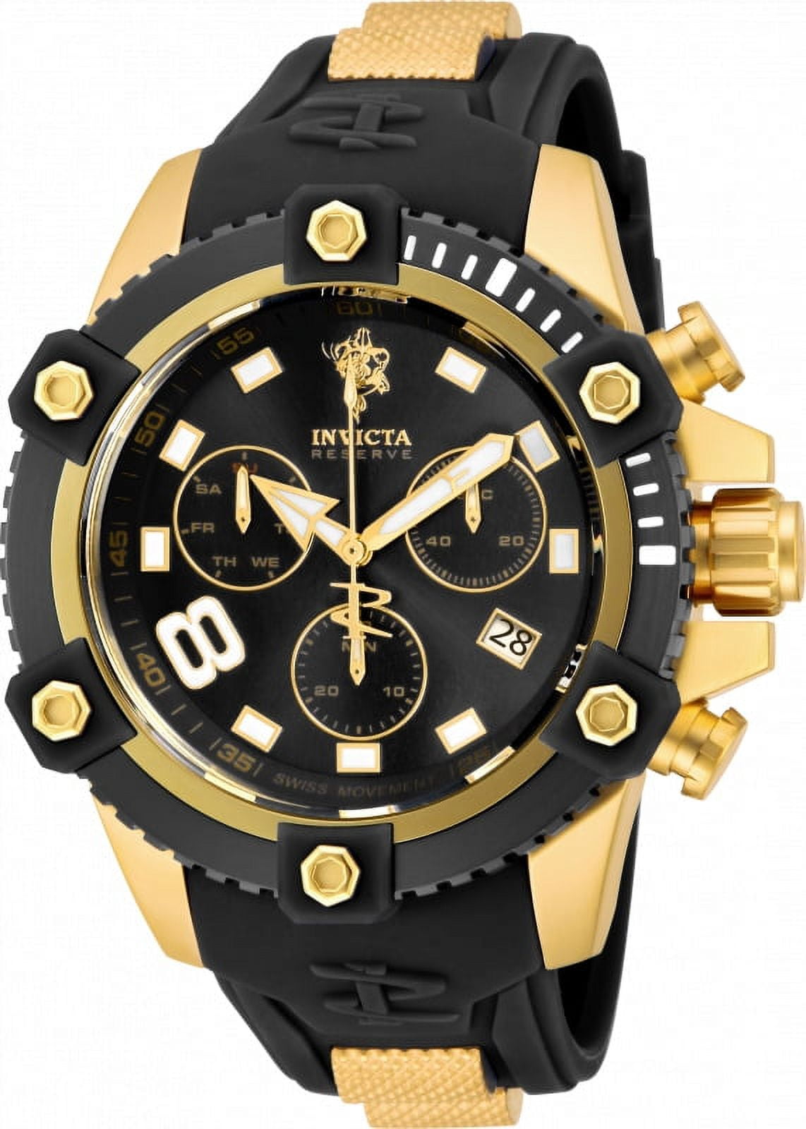 Invicta Men's 17976 Sea Base Quartz 3 Hand Black Dial Watch - Walmart.com