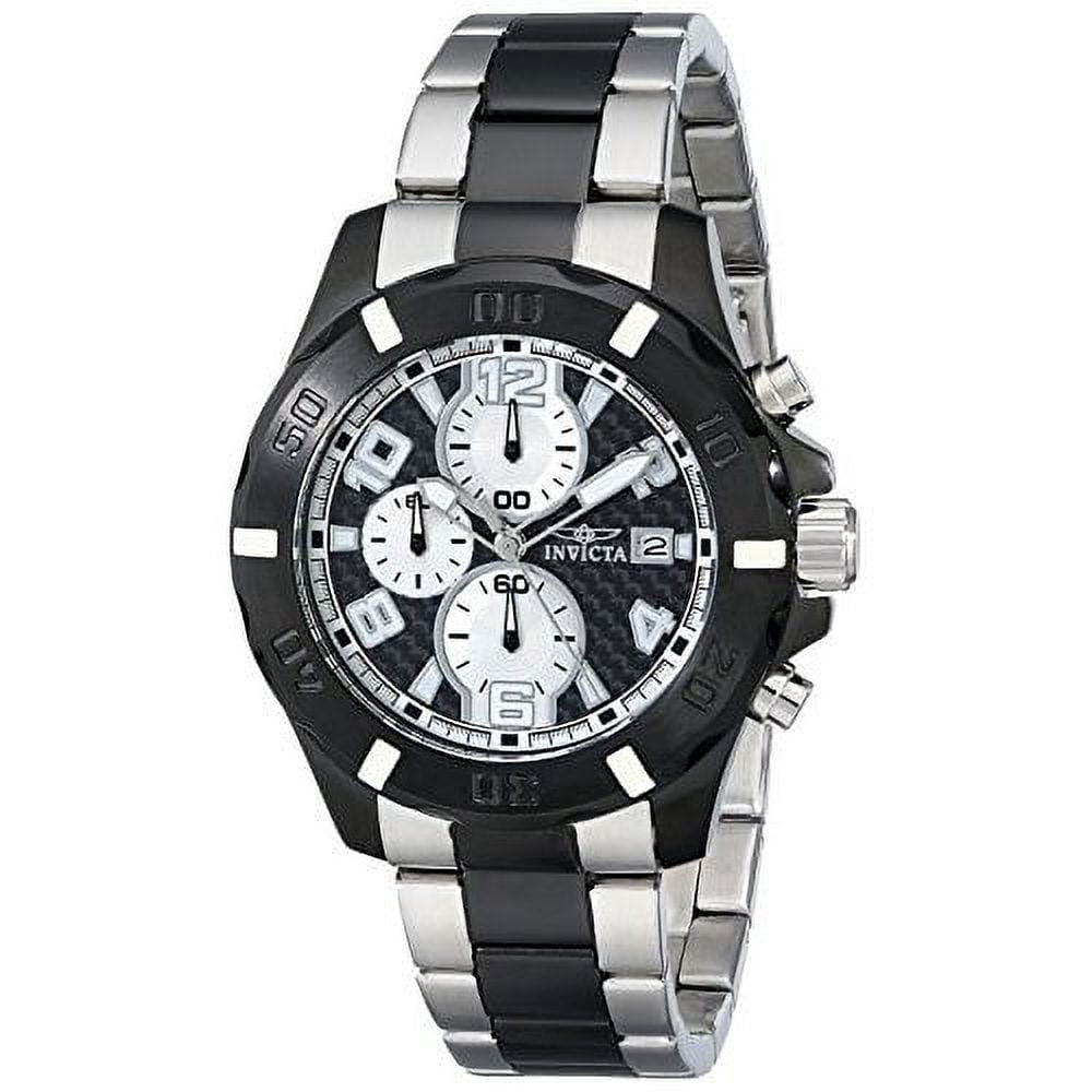 Invicta Men's 18052 Specialty Quartz Multifunction Black, Silver Dial ...