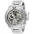 Invicta Men's 18233 Subaqua Noma II Reserve Gunmetal & Silver Skeleton Dial Chrono Dive Watch ...