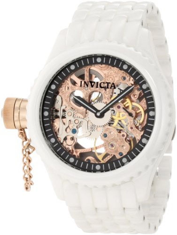 Invicta Men's 1925 Russian Diver Mechanical Rose Gold Tone Skeleton ...