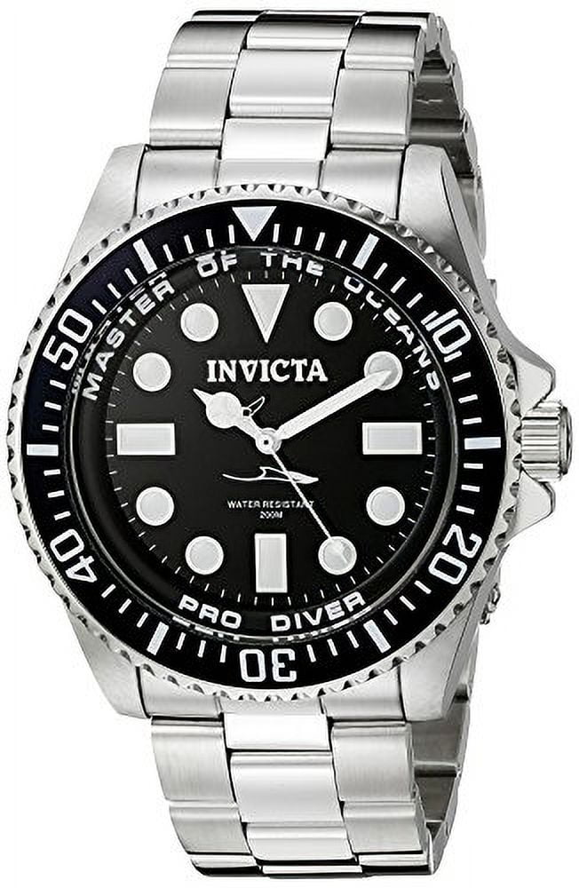 Invicta Men's 20119 Pro Diver Analog Display Swiss Quartz Silver Watch ...