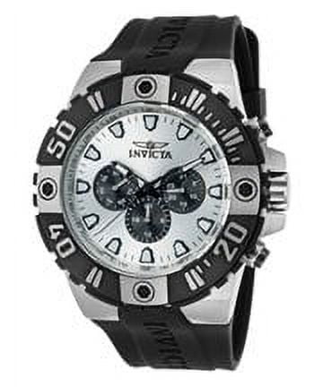 Invicta Men's 23969 Pro Diver Multi-Function Black Polyurethane Silver ...