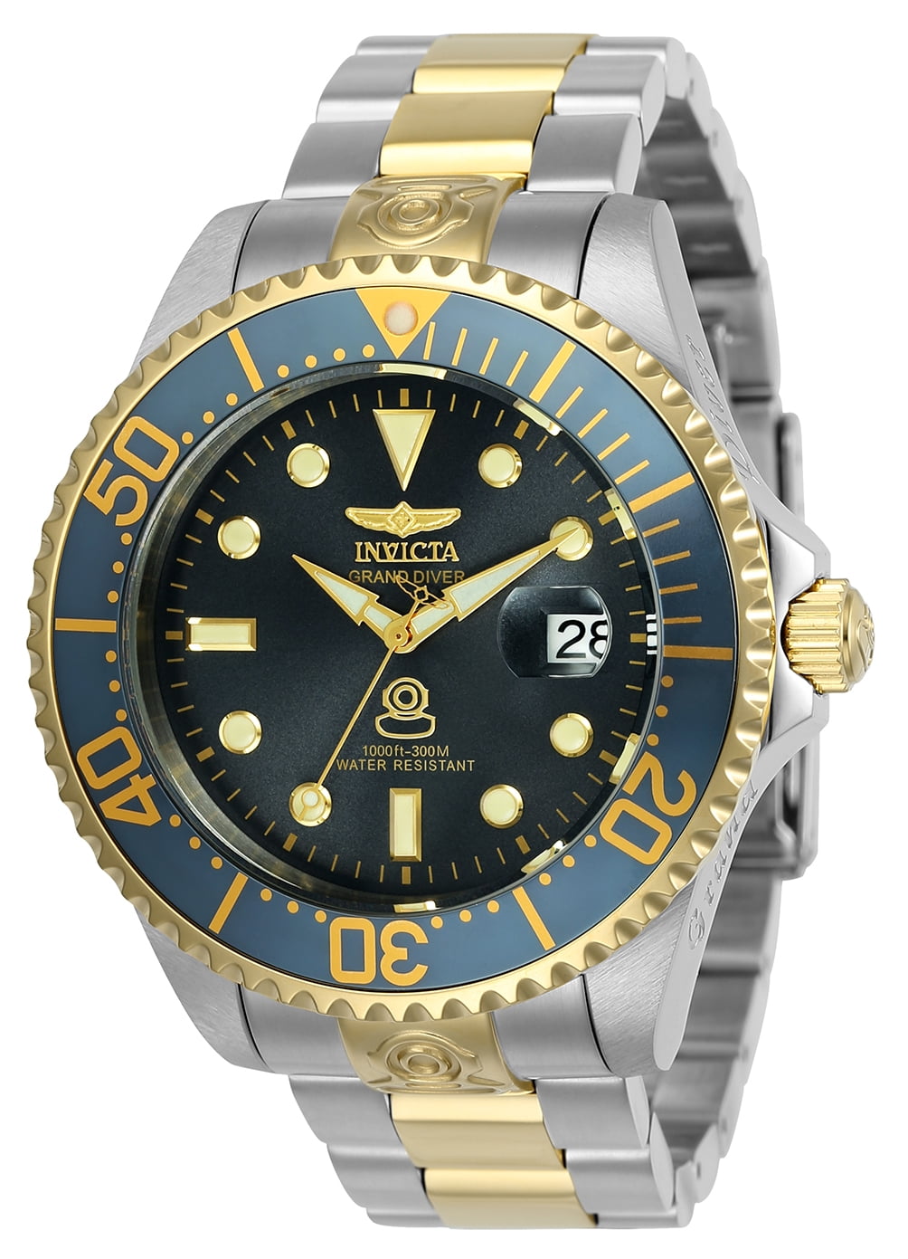 Invicta Men's Pro Diver 24767 Automatic 3 Hand Charcoal Dial Watch ...