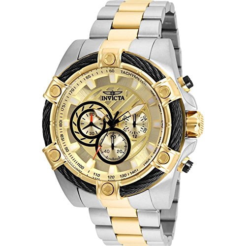 Invicta Men's 25518 'Bolt' Quartz Chronograph Stainless Steel Watch ...