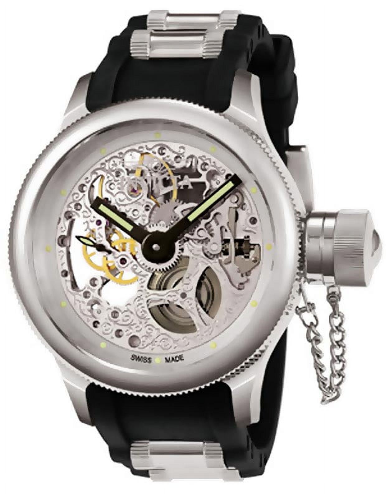Invicta Men's 3468 Quinataur Mechanical Skeleton Russian Diver ...