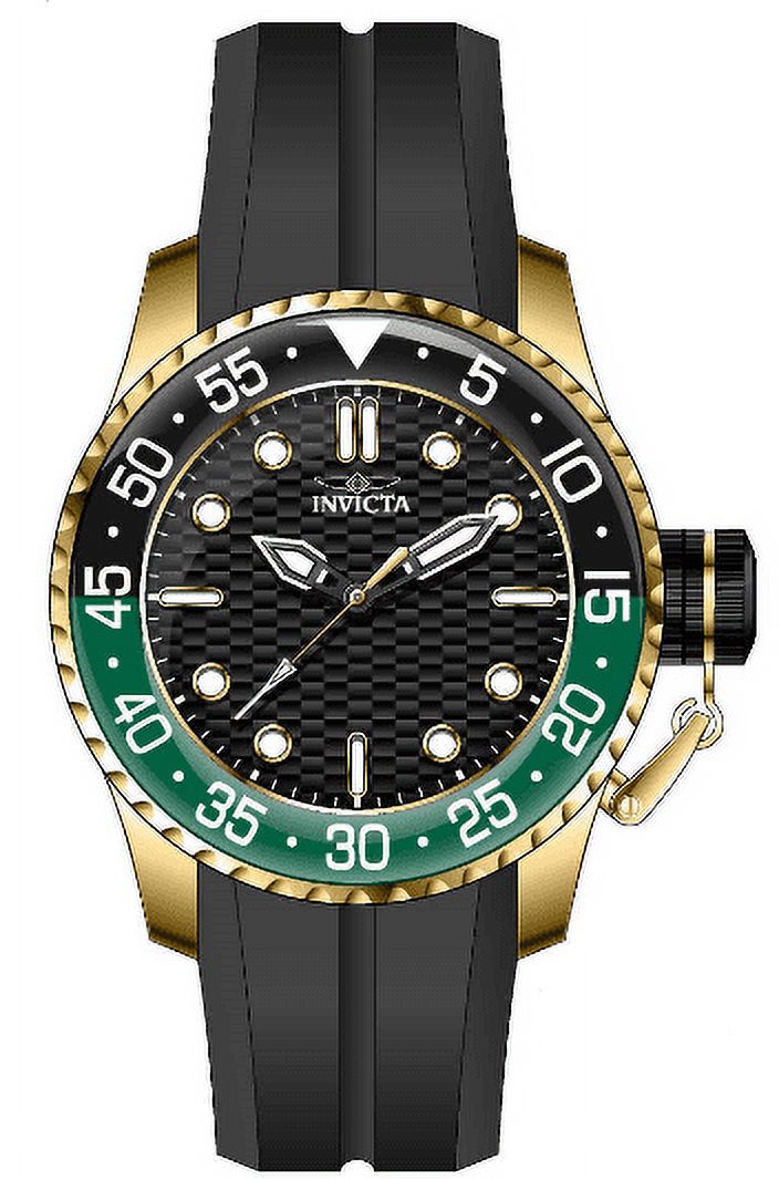 Invicta Pro Diver Quartz Black Dial Batman Bezel Men's Watch 30956 ...