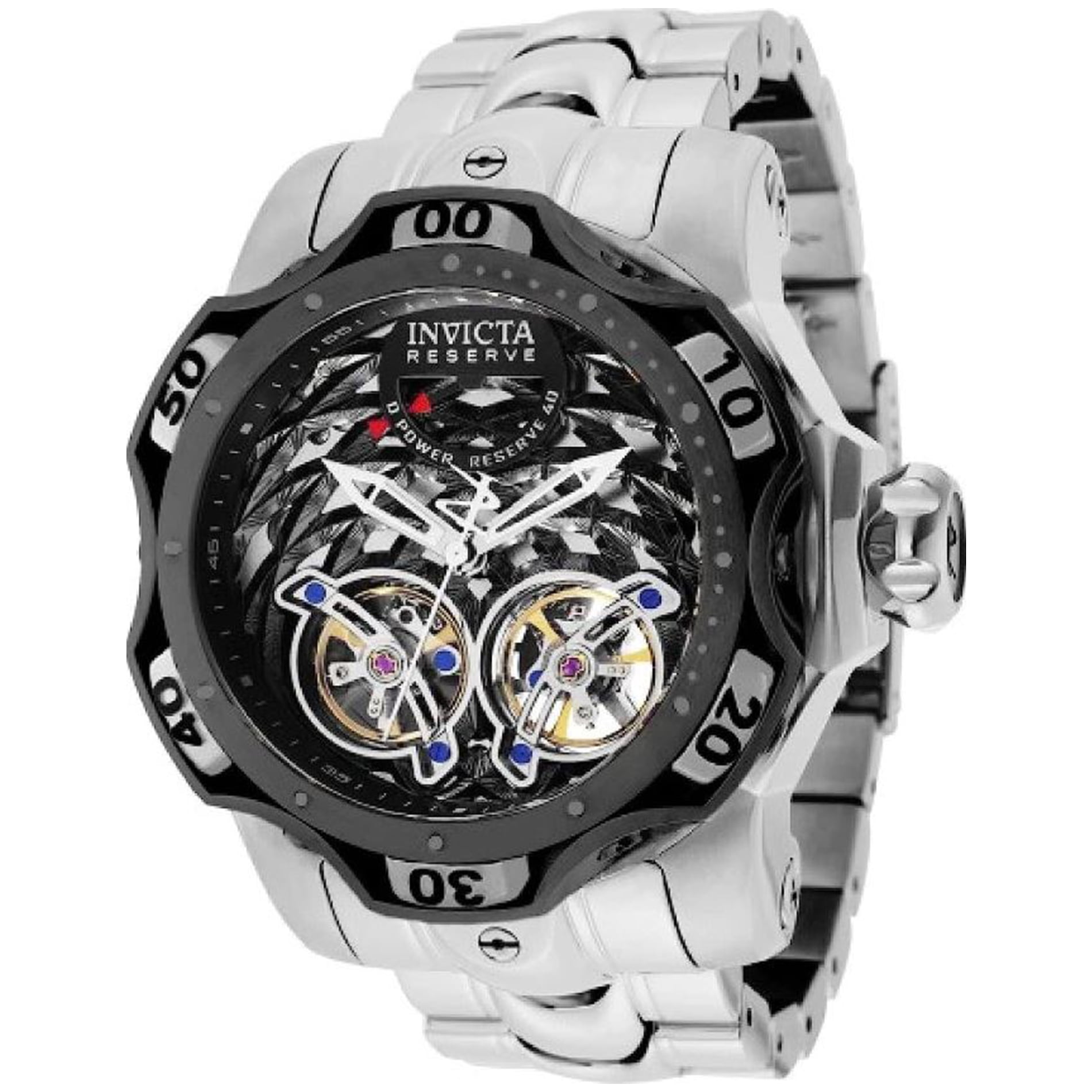 Invicta Men's 35986 Reserve Automatic Silver Toned Stainless Steel ...