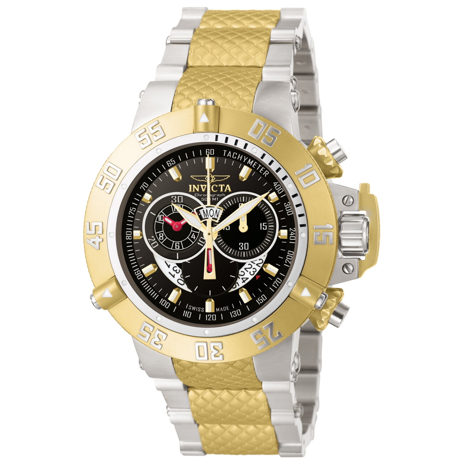 Invicta Men's 4698 Subaqua Quartz Chronograph Black Dial Watch ...