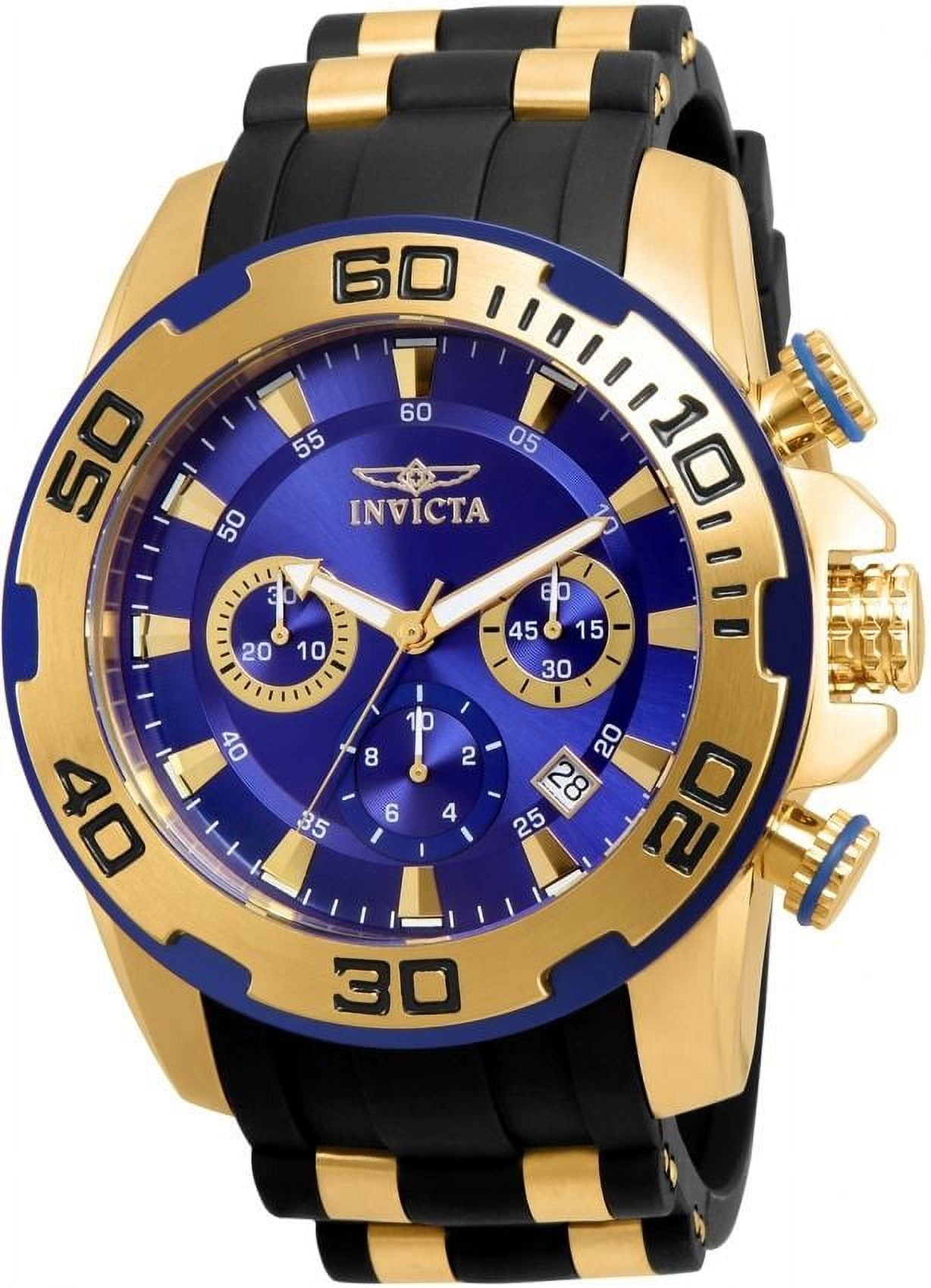 Invicta Men's Pro Diver SCUBA Watch, 50mm, Gold-Tone, Polyurethane ...