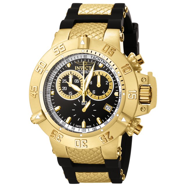 Invicta Men's 5514 Subaqua Quartz Chronograph Black Dial Watch ...