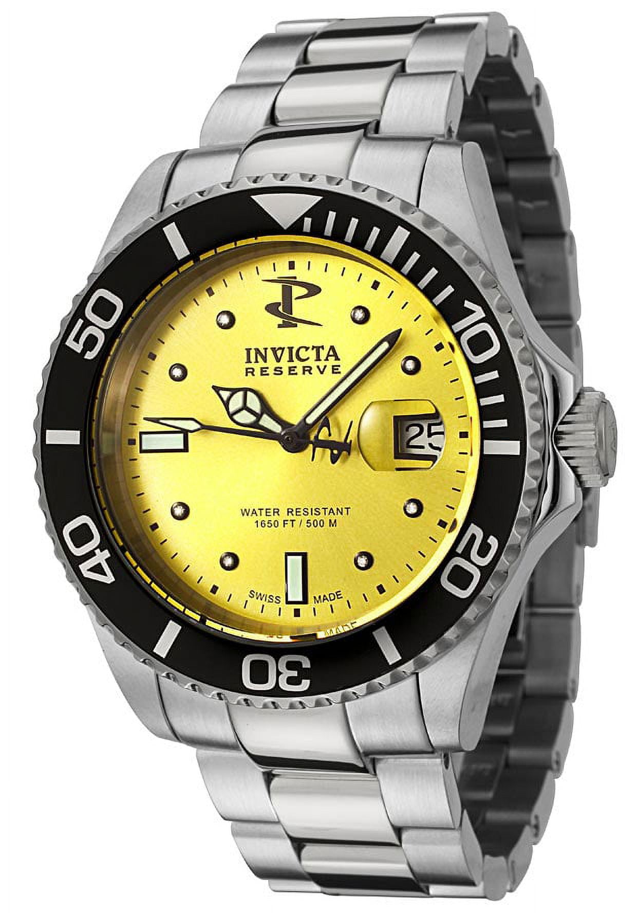 Invicta Men's 6866 Swiss Reserve 500 Meter WR Stainless Steel Automatic ...