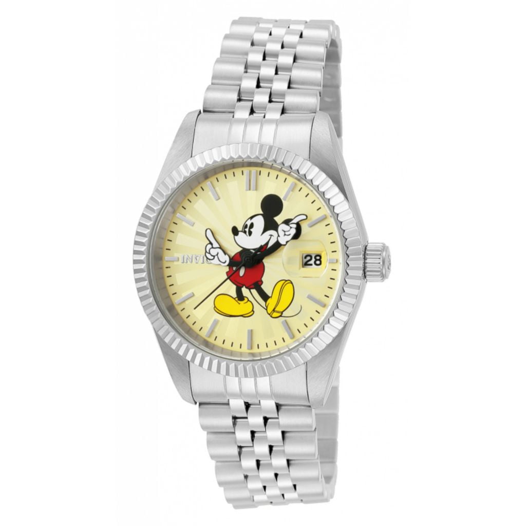 Invicta Men's Disney 22774 Silver Stainless-Steel Quartz Dress Watch ...