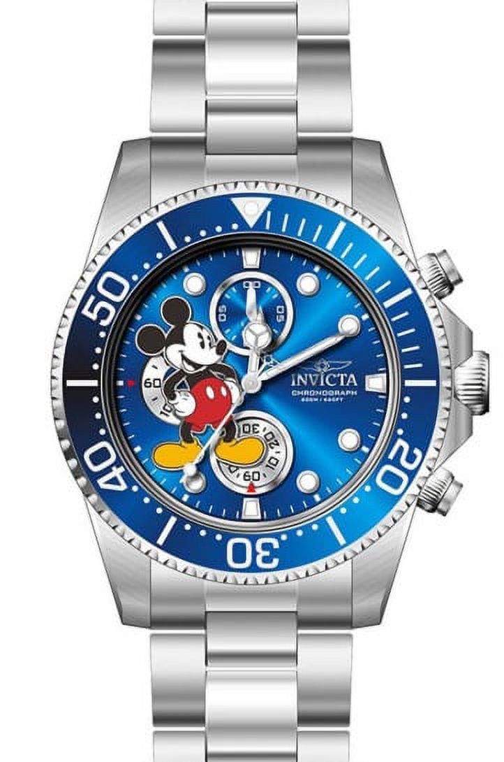 Invicta Men's Disney Quartz Chronograph 200m Stainless Steel Watch ...