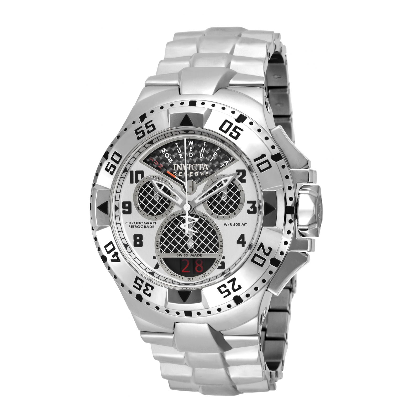 Invicta Men's Excursion 17468 Silver Stainless-Steel Swiss Quartz ...