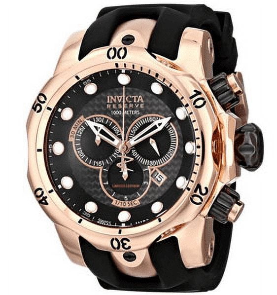 Invicta Men's Ltd Ed Venom Reserve Chronograph Black Polyurethane and ...