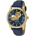 Invicta Men's Objet D Art Blue Leather Automatic Analog Watch 22617 ...