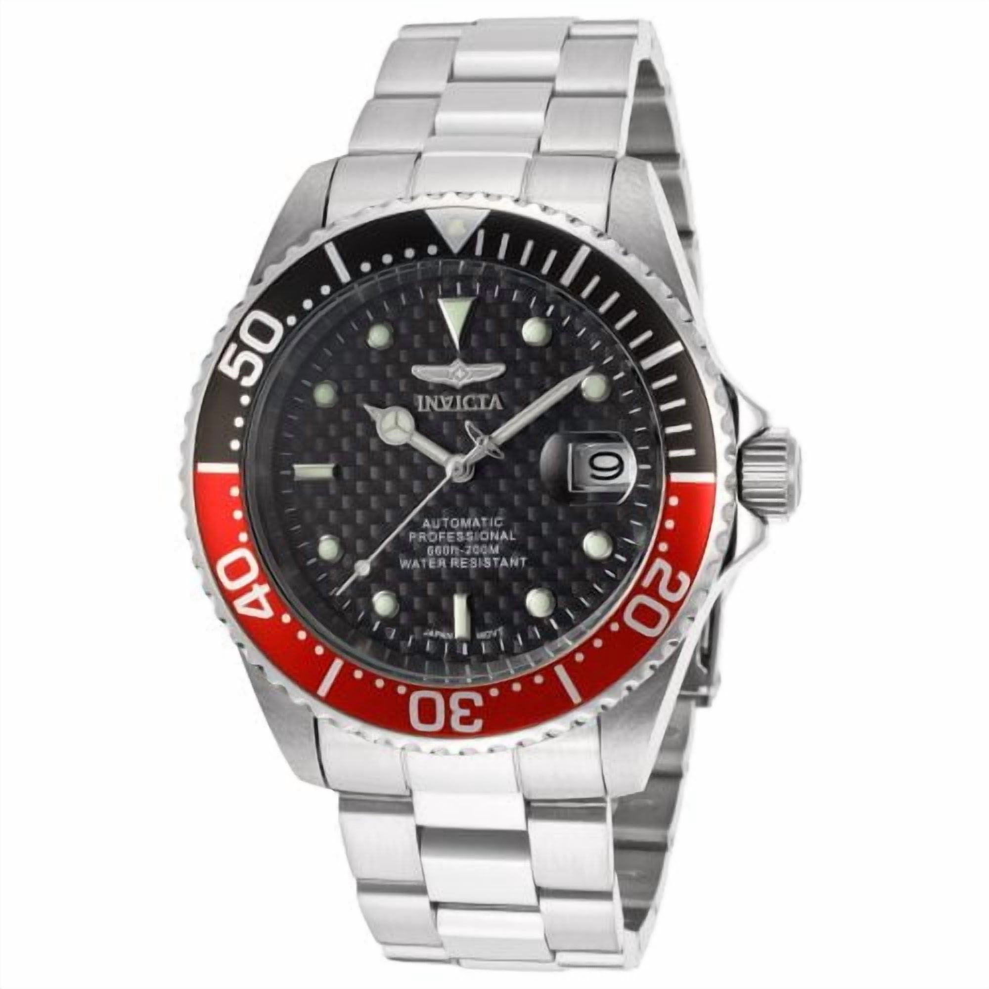 Invicta Men's Pro Diver 15585 Silver Stainless-Steel Automatic Dress ...