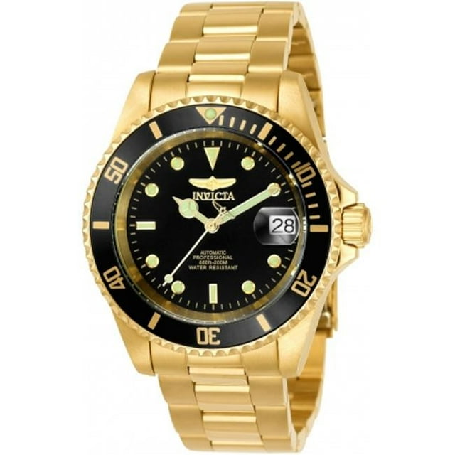 Invicta Men's Pro Diver Automatic Gold-Plated Stainless Steel Watch ...