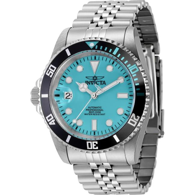 Invicta Men's Pro Diver Automatic Turquoise Dial 42mm Stainless Steel ...