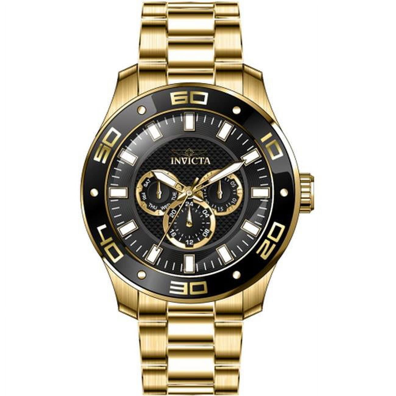 Invicta Men's Pro Diver SCUBA Black Dial Chronograph Quartz 50mm ...