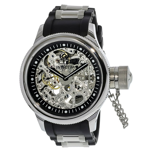 Invicta Men's Russian Diver 1088 Black Rubber Automatic Self Wind Dress ...