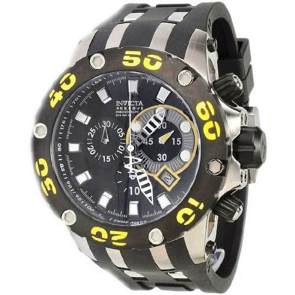 Invicta Men's Scuba Specialty Reserve Chronograph Black And Yellow ...
