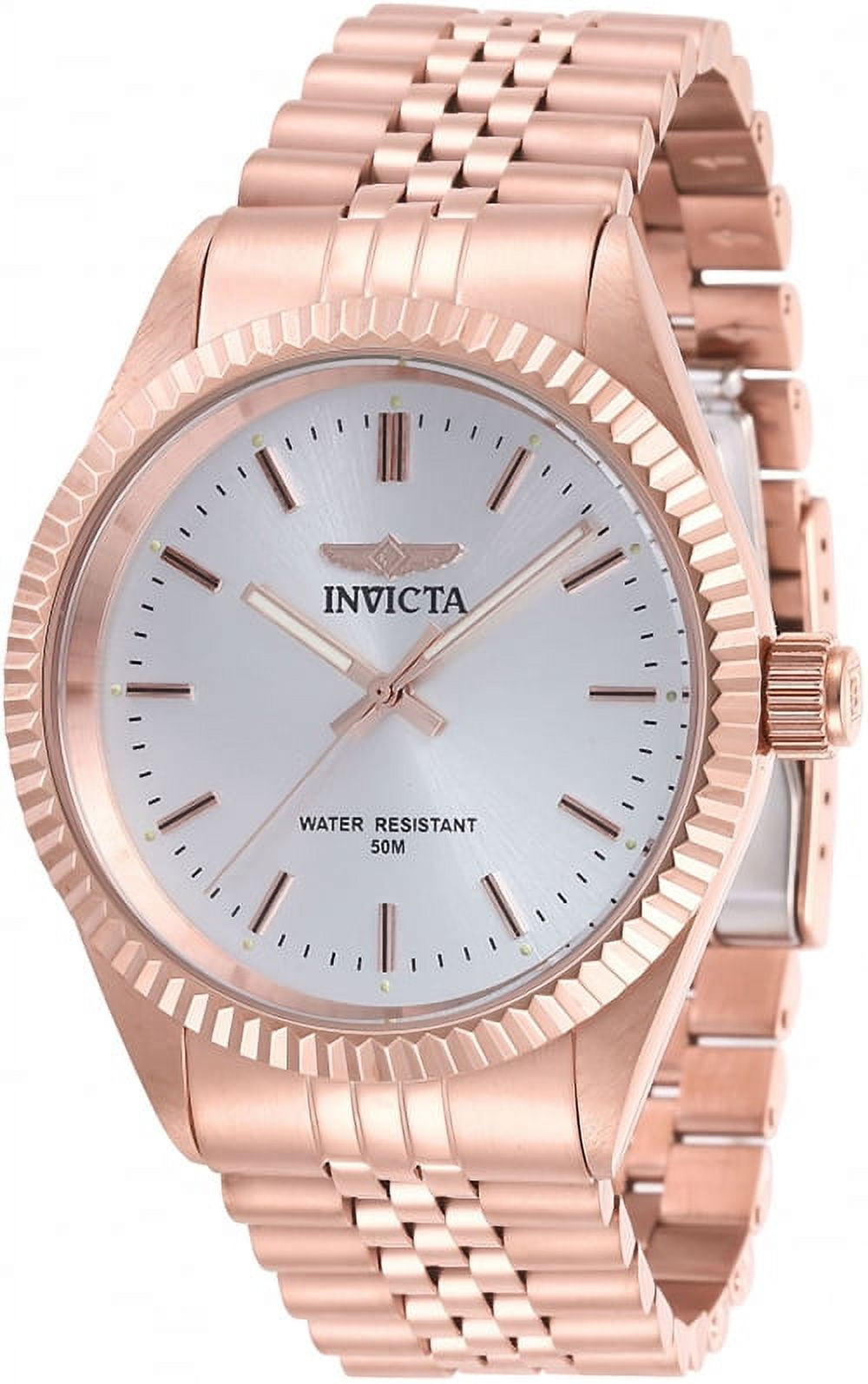 Invicta Men's Specialty 29390 Quartz 3 Hand Silver Dial Watch - Walmart.com